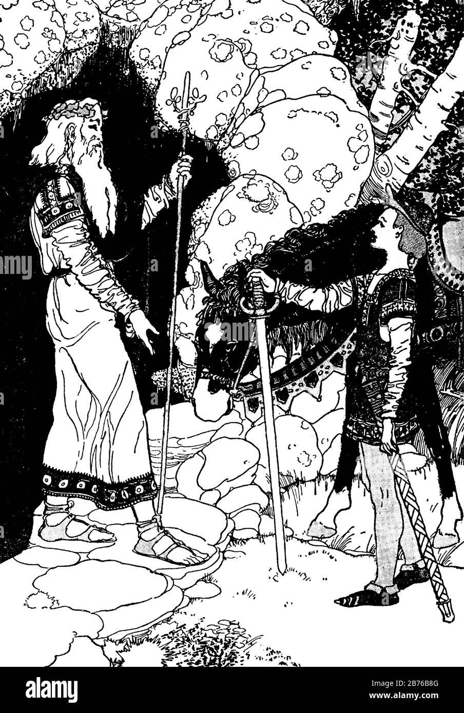 Cheval parlant Banque d'images vectorielles - Alamy