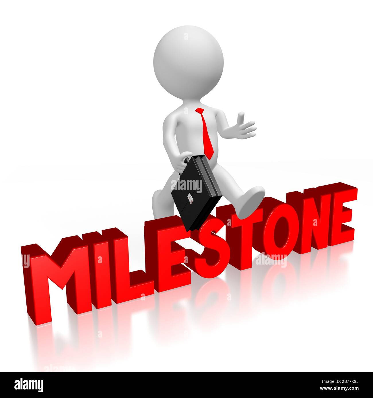 Milestone concept Banque d'images détourées - Alamy