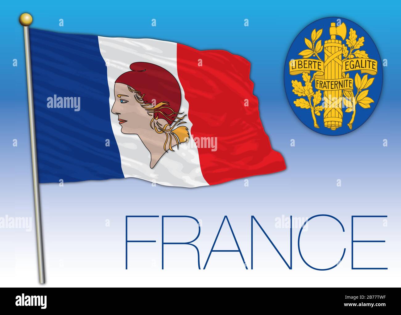 Marianne symbole de la france Banque de photographies et d’images à ...