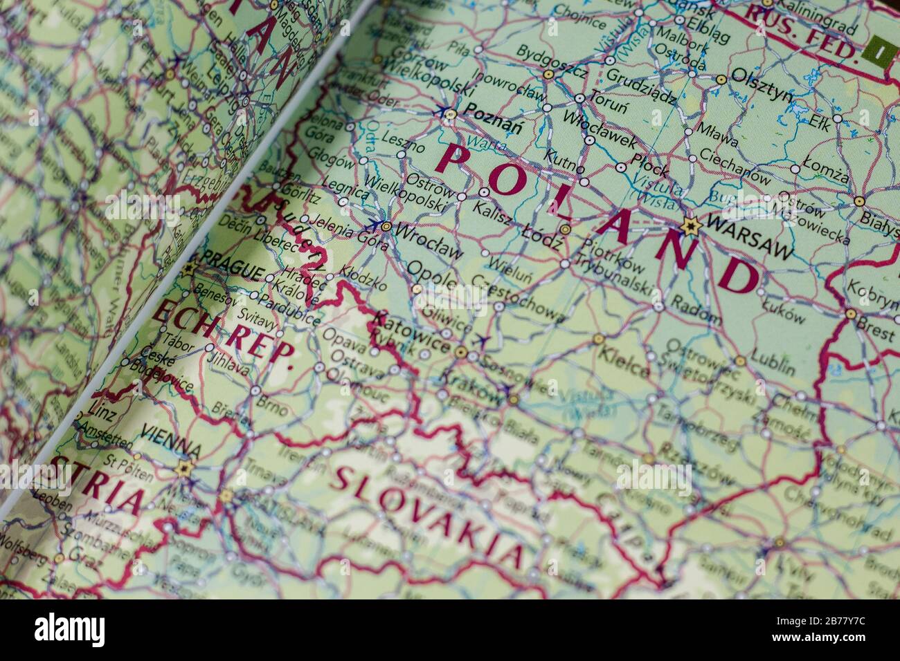 Pologne google map Banque de photographies et d’images à haute ...