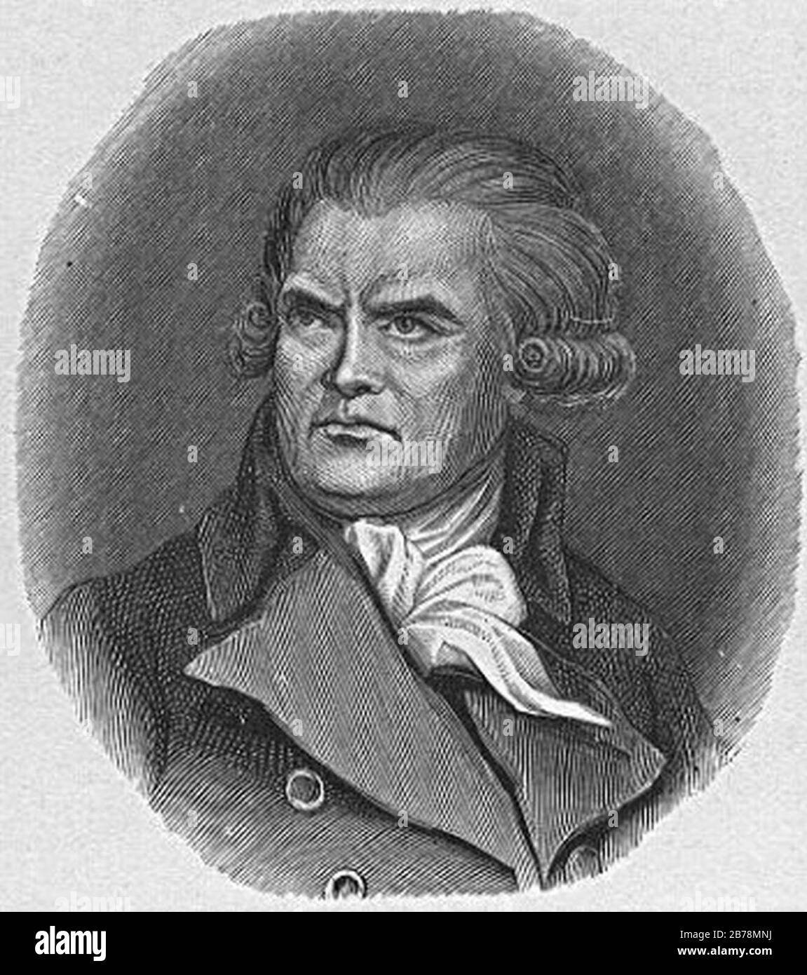 Georges jacques danton Banque d'images noir et blanc - Alamy
