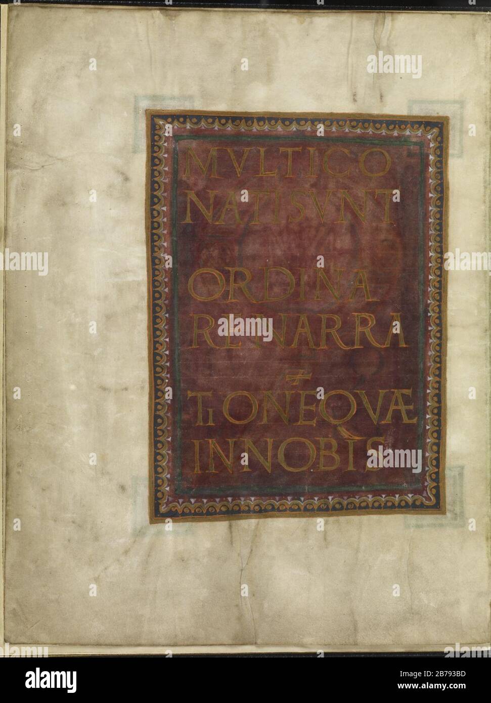 Texte décoré Banque de photographies et d’images à haute résolution - Alamy