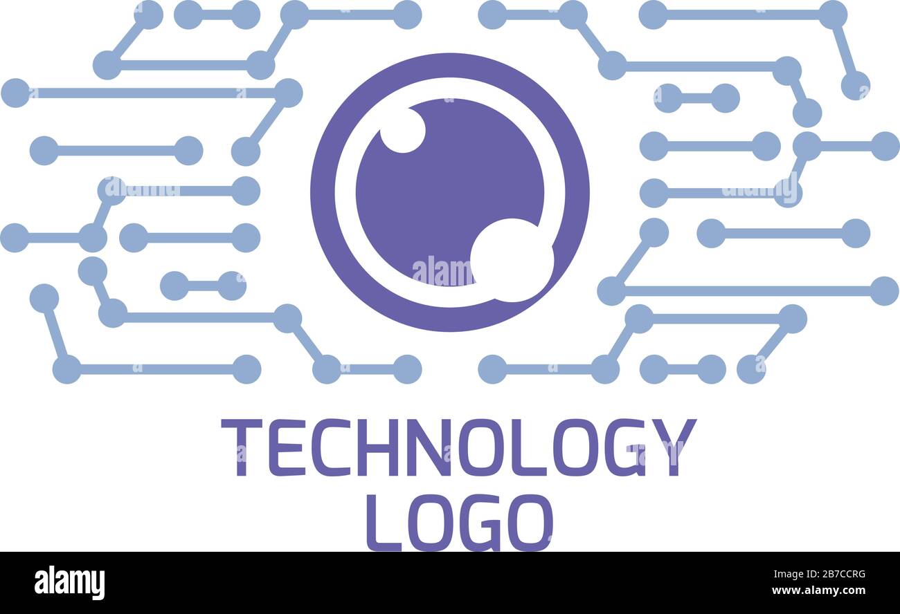 Icône cyber Eye. Modèle de logo cyber. Vision Logotype concept ...
