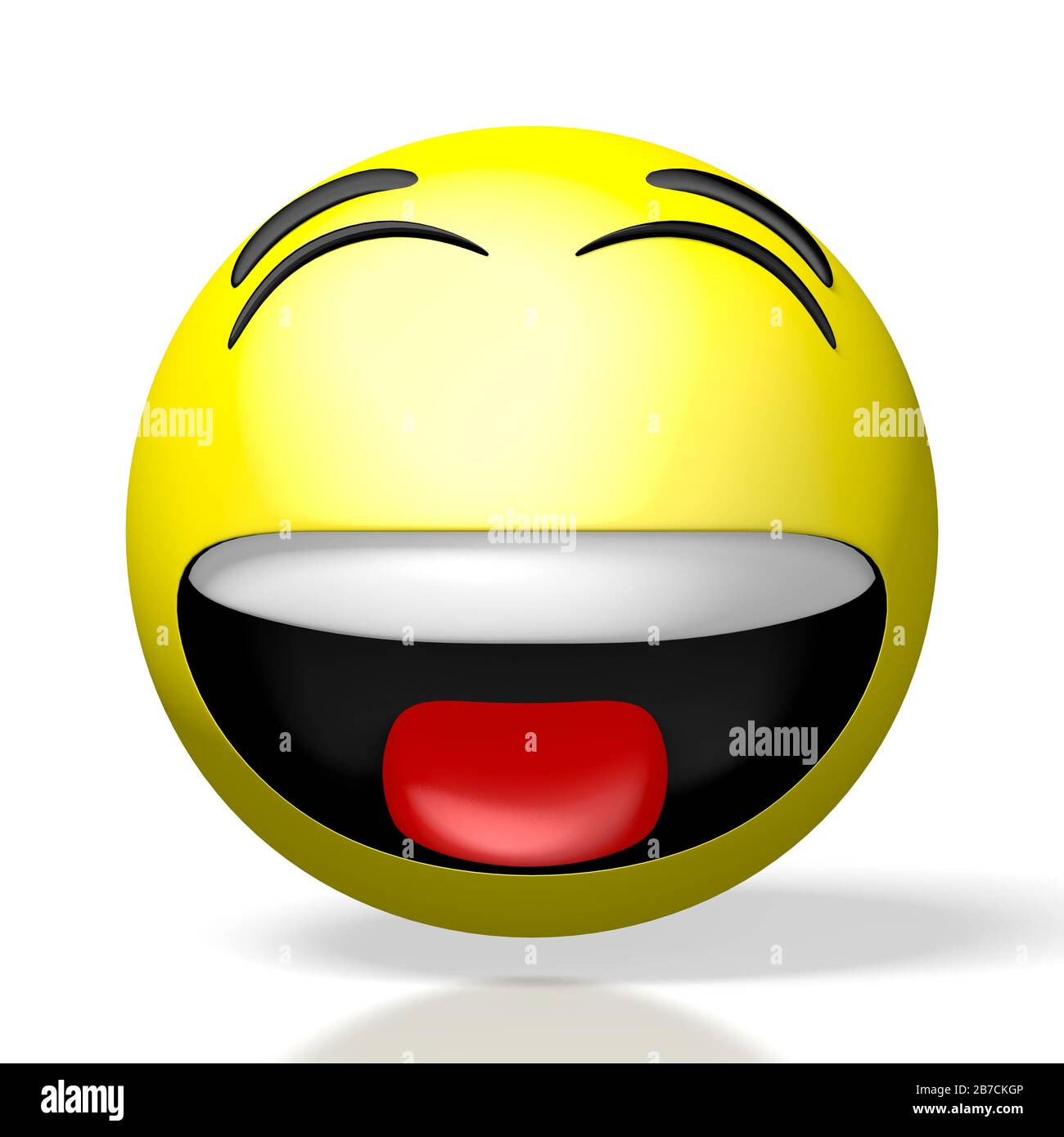 Smiley emoticon facial expression cool Banque de photographies et d ...