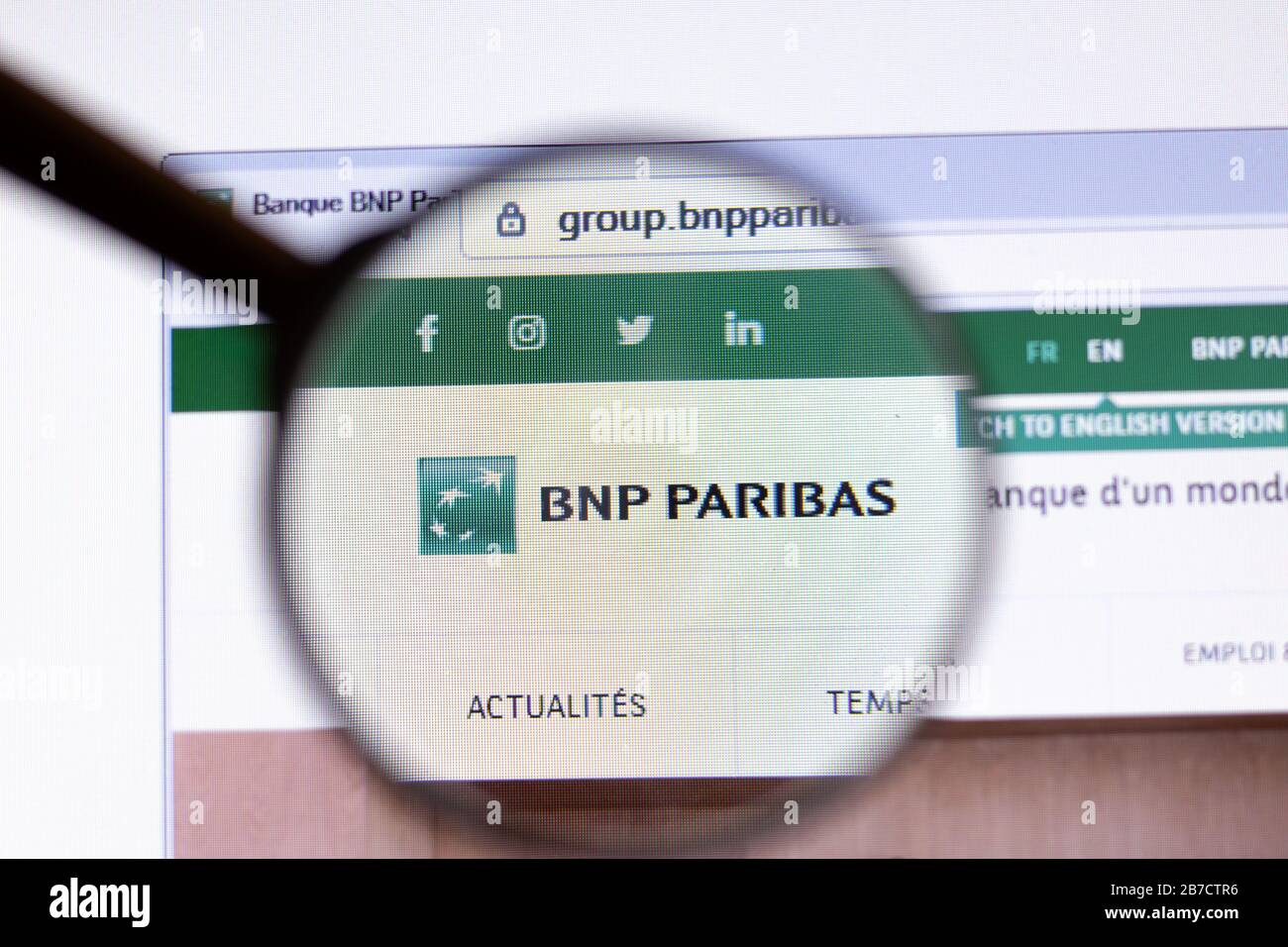 Bnp paribas icon logo Banque de photographies et d’images à haute ...