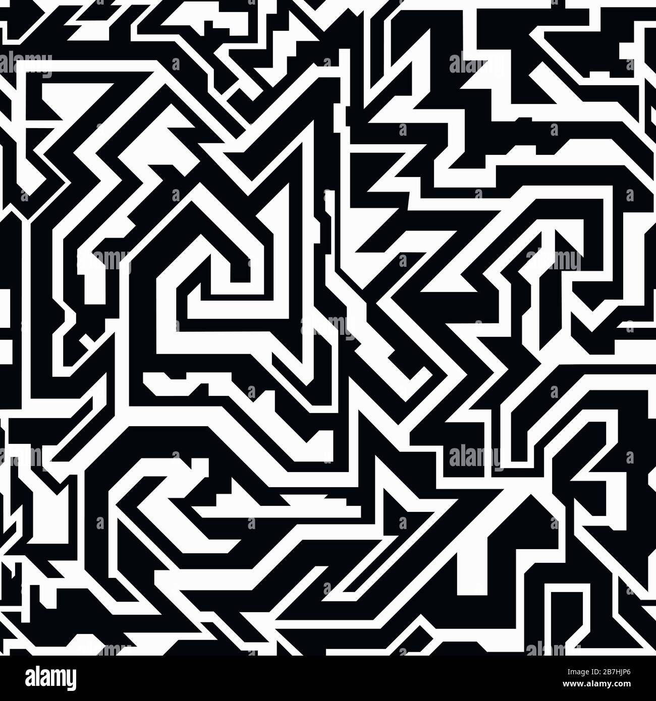 Tribal tech Banque d'images vectorielles - Alamy