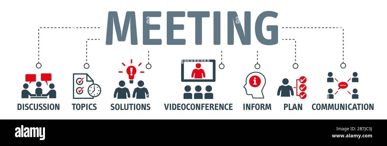 Teamwork meeting pictogram icon vector Banque de photographies et d ...