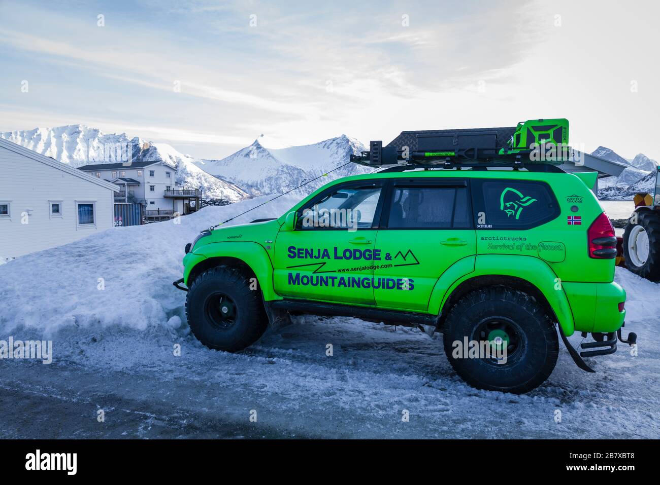 Senja lodge mountainguides Banque de photographies et d’images à haute ...