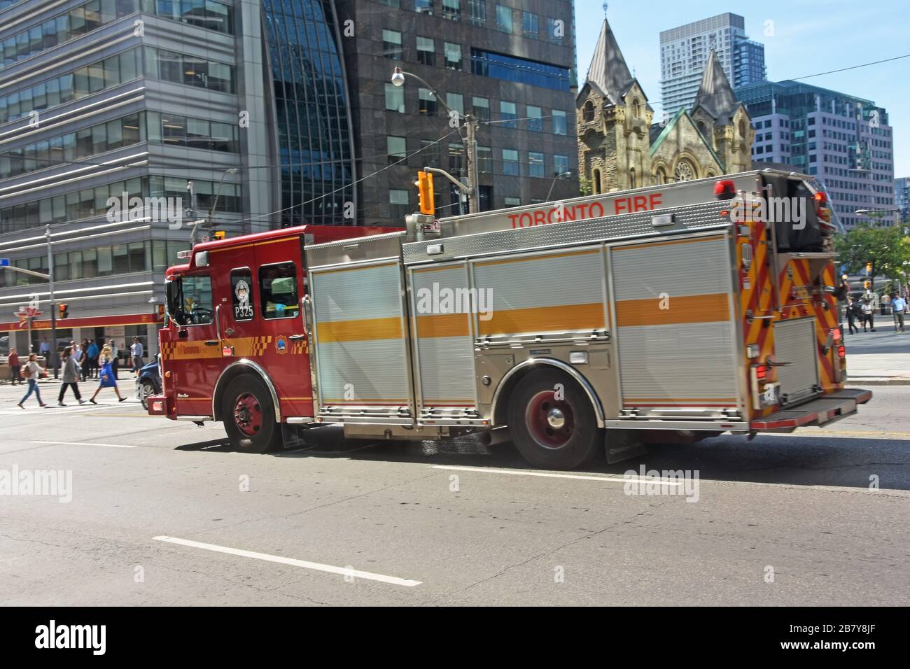 Service d'incendie de Toronto, camion-pompiers, Canada Photo Stock - Alamy