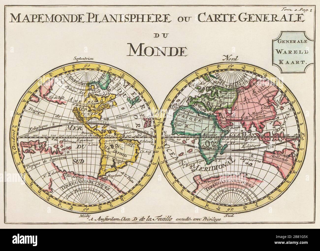 Carte Du Planisphère Banque d'image et photos - Alamy