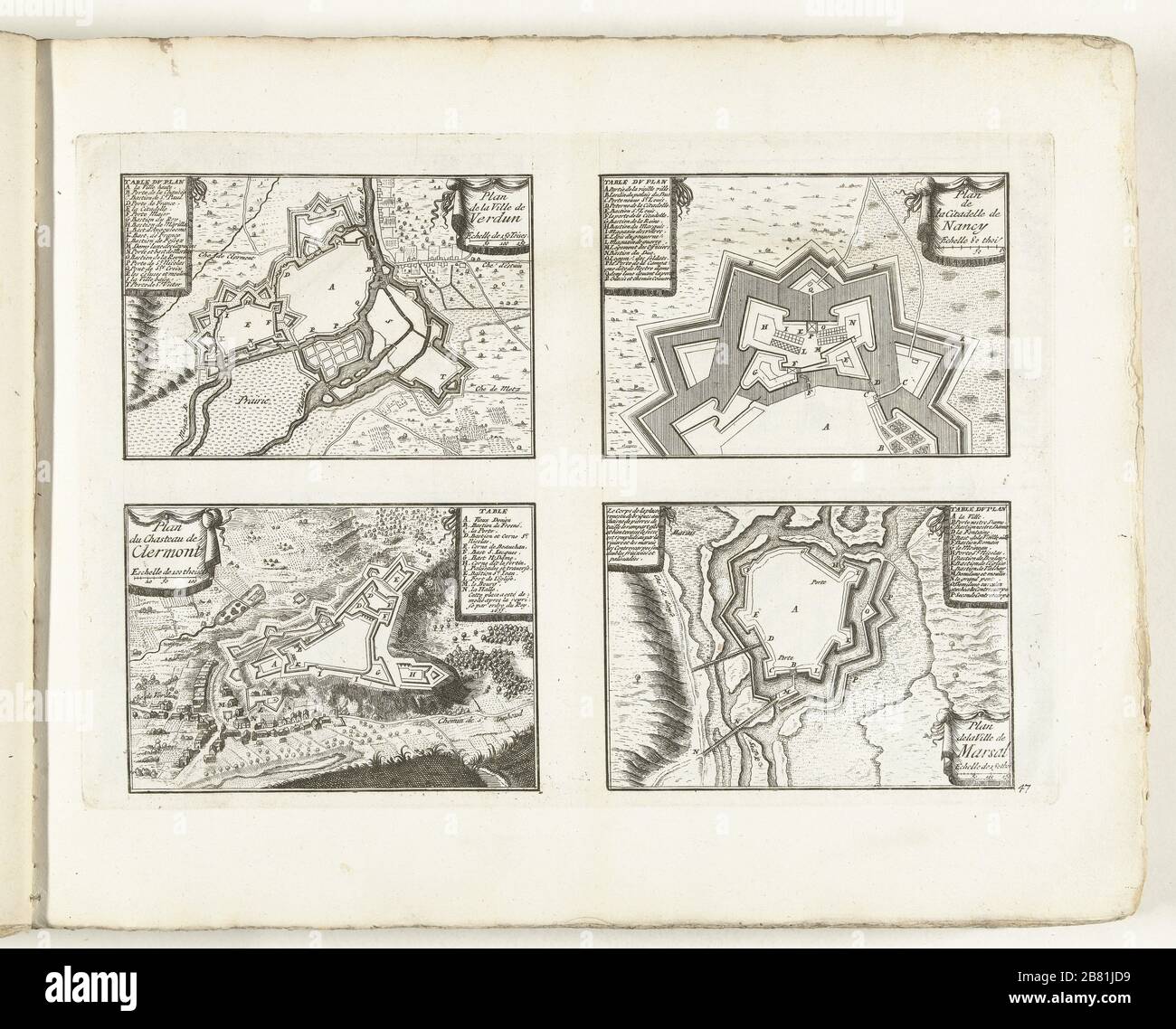 Mappa di verdun Banque de photographies et d’images à haute résolution ...