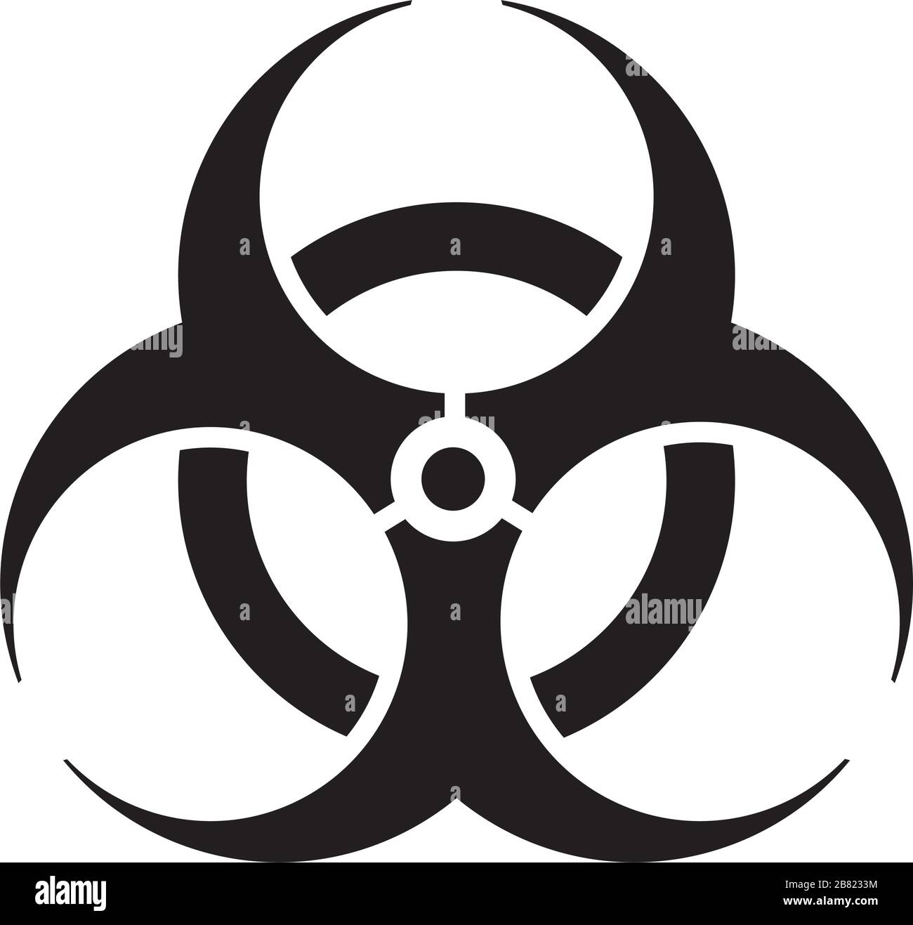 Signe de risque biologique (signe de mise en garde de danger), symbole ... Signe de risque biologique (signe de mise en garde de danger), symbole ...