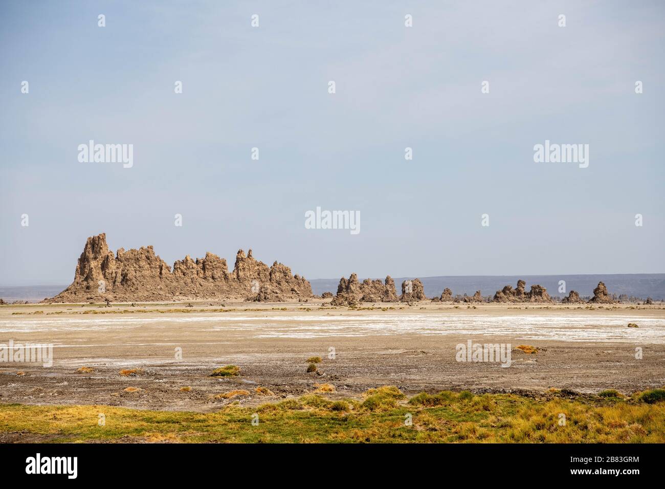 Afrique, Djibouti, Lac Abbe. Vue sur le paysage du lac Abbe Photo Stock ...
