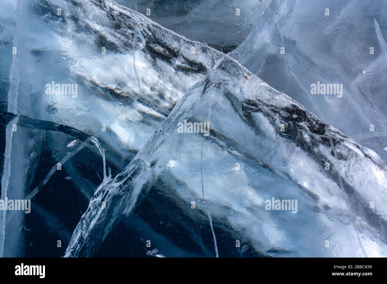 Texture De Glace Transparente