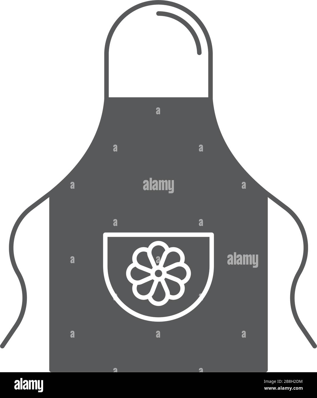 Tablier de cuisine pictogramme Banque d'images vectorielles - Page 2 ...