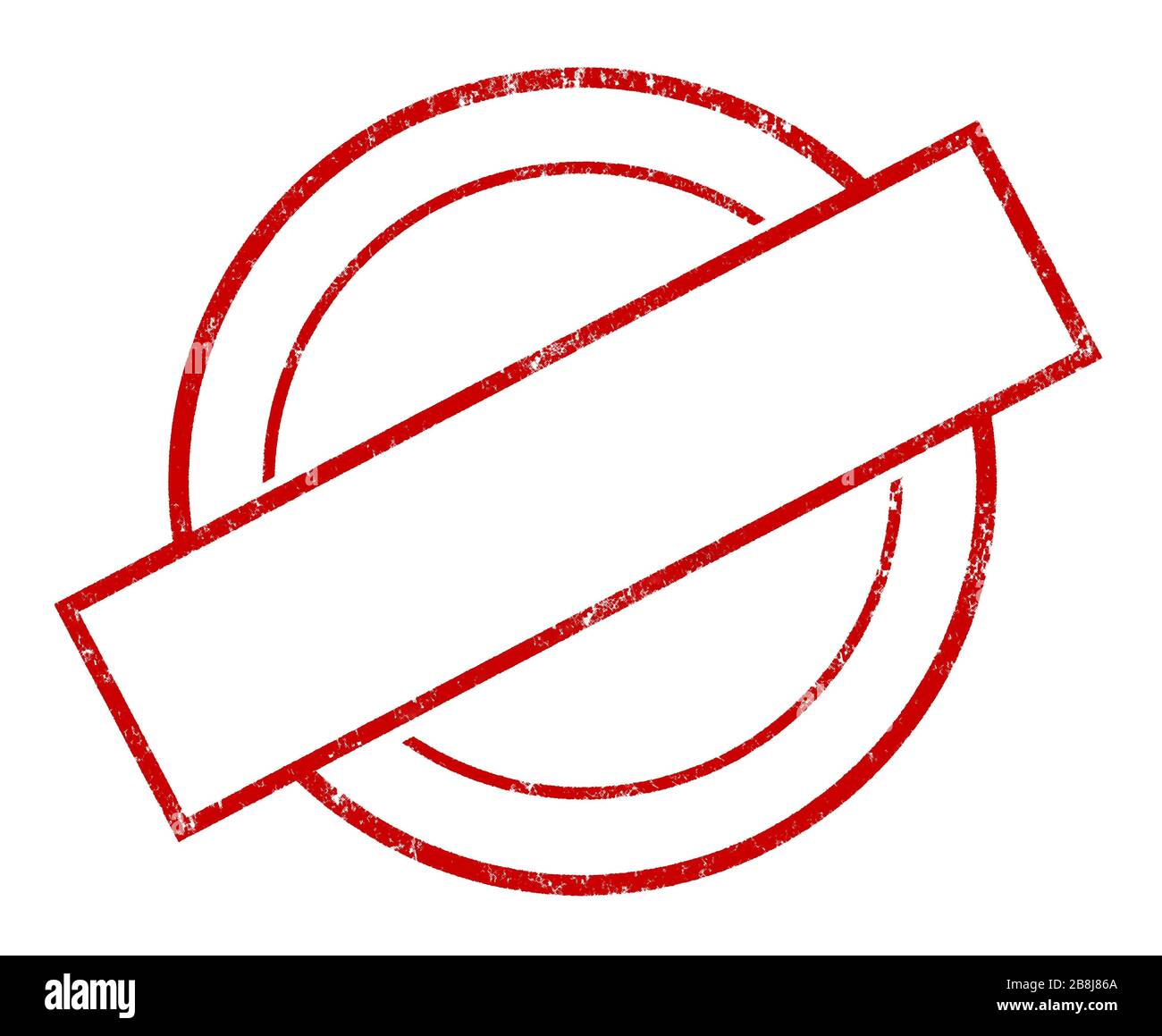 Tampon rond Banque de photographies et d’images à haute résolution - Alamy