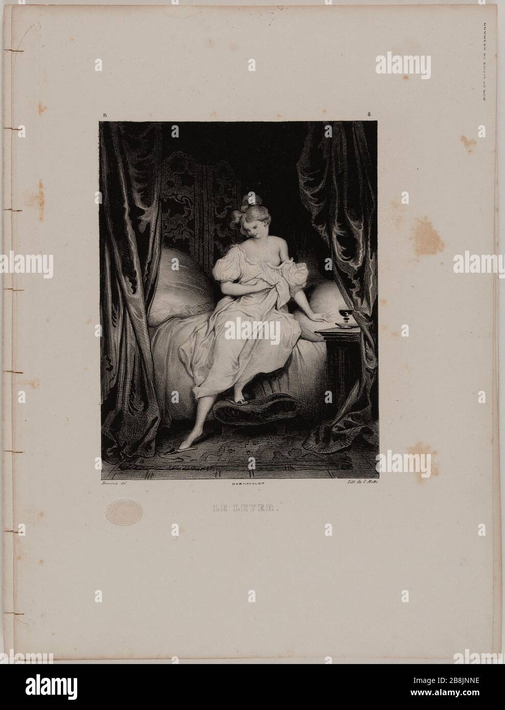 Albums lithographiques de divers composés et sujets dessinés sur pierre ...