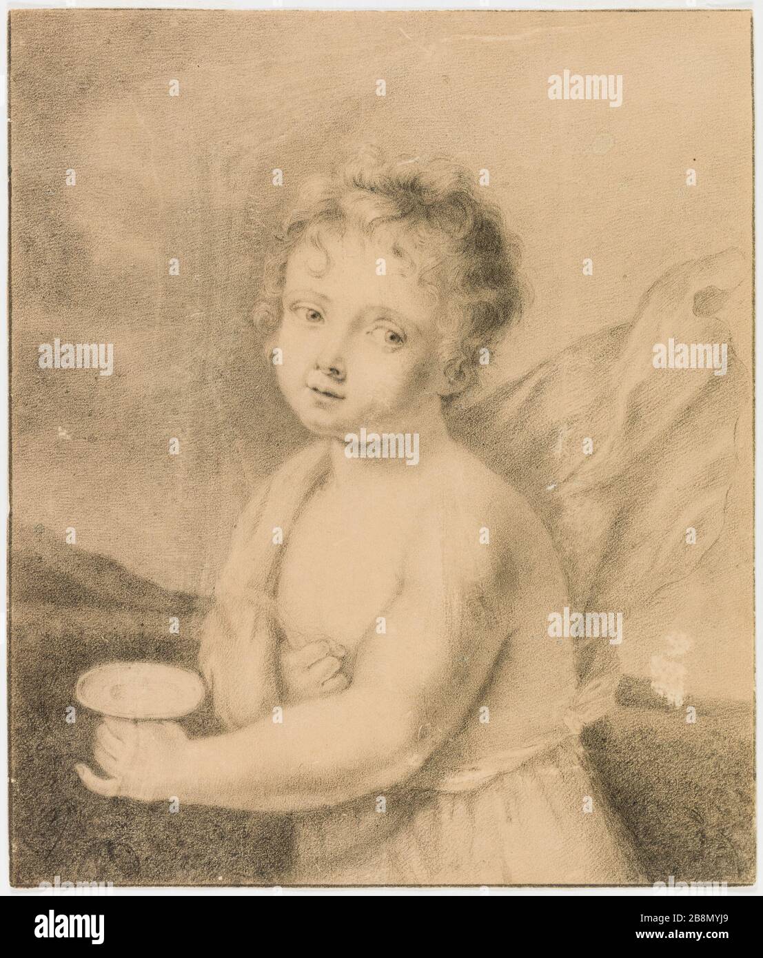 Enfants de la coupe Cornélia Scheffer-Lamme. Portrait de jeune enfant ...