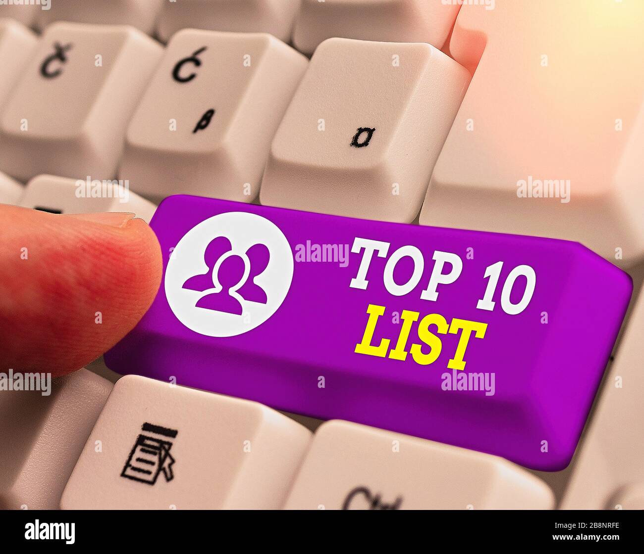 Texte de l'écriture écrit Top 10 Liste. Photo conceptuelle les dix plus ...