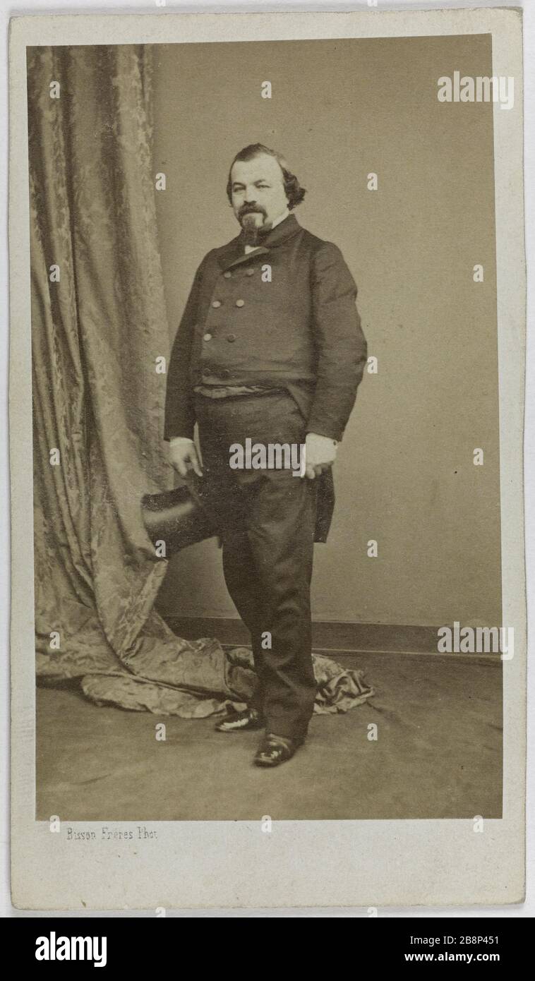 Portrait de Leo Plée, (1815-1879), (journaliste, écrivain) Portrait de ...