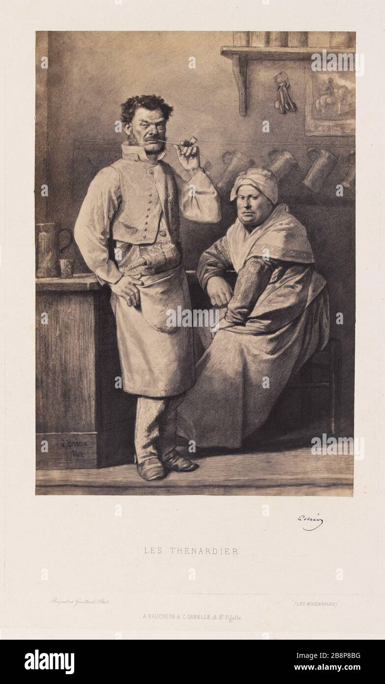 LE THENARDIER, ILLUSTRATION DE 'LES MISÉRABLES 'LES THÉNARDIER ...