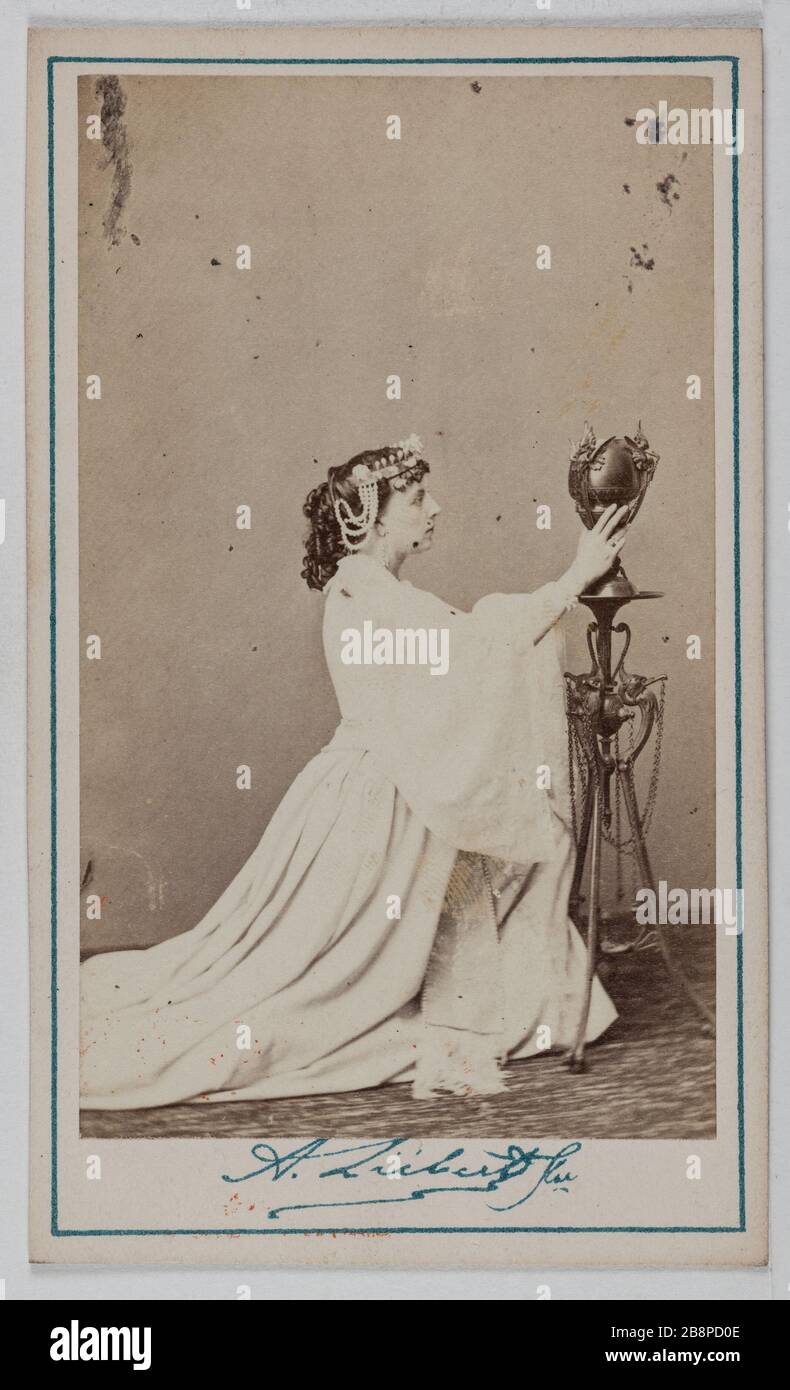 Portrait de Marie Lloyd (Marie Emily Jolly dit), (TH. Georges Vibert ...