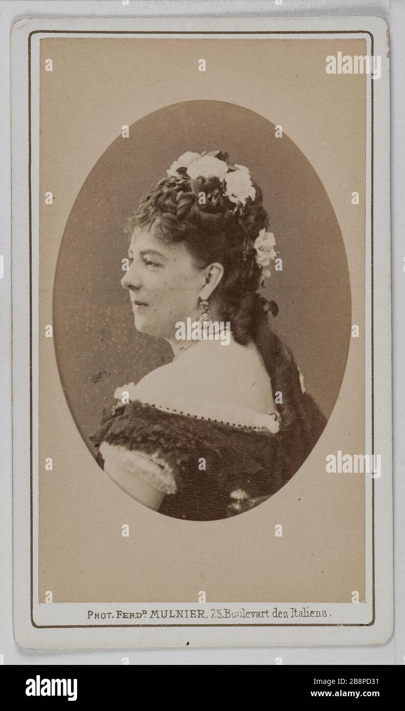 Portrait de Marie Lloyd (Marie Emily Jolly dit), (TH. Georges Vibert ...