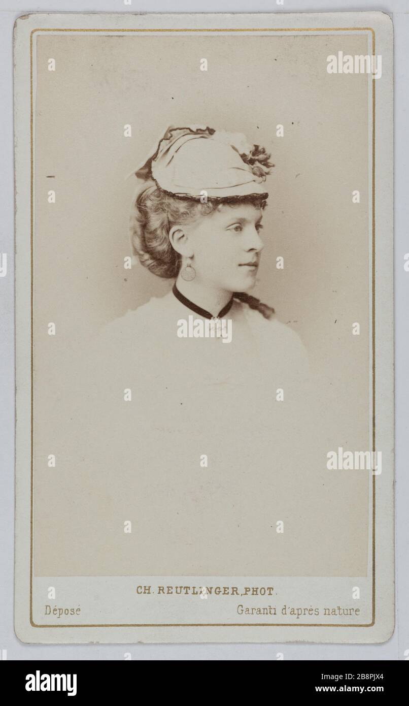 Portrait de Suzanne Reichenberg (1853-1924), Baronne de BourGoing ...