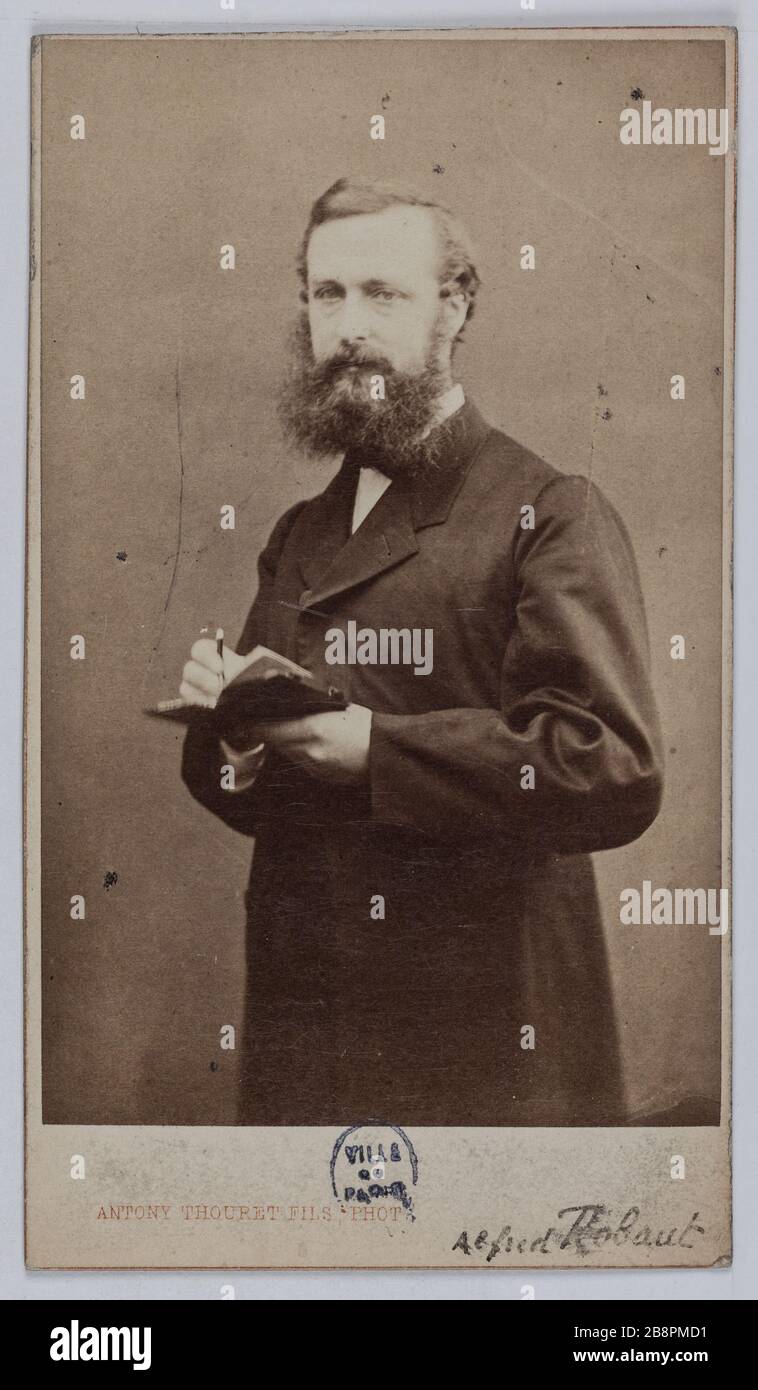 Portrait d'Alfred Robaut, éditeur. Portrait d'Alfred Robaut, éditeur ...