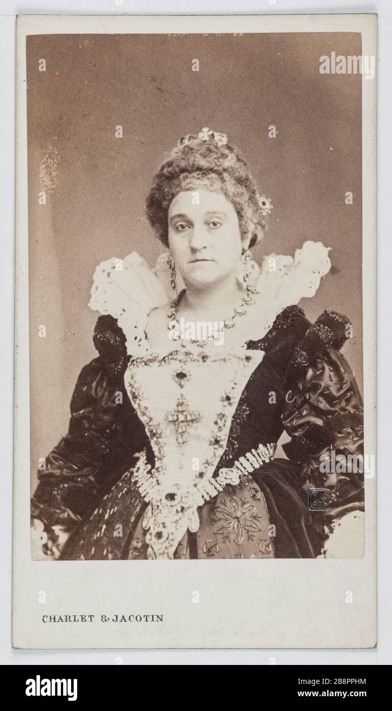 Portrait de Jeanne Caroline Pazat (1826-1907), épouse Husson, appelée ...