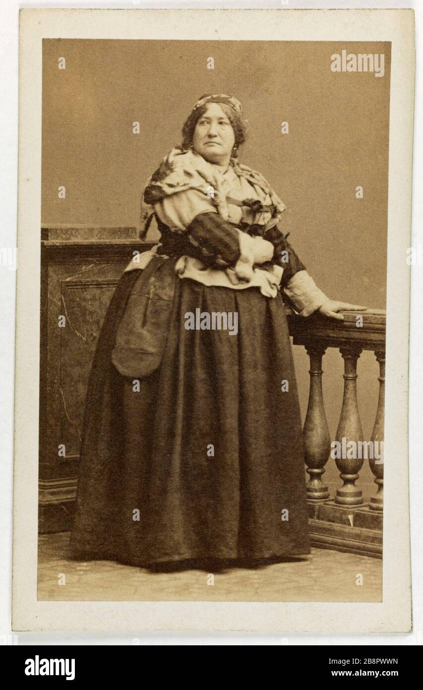 Portrait de Mme Vade, actrice et chanteuse d'opéra Portrait de Mme Vadé ...