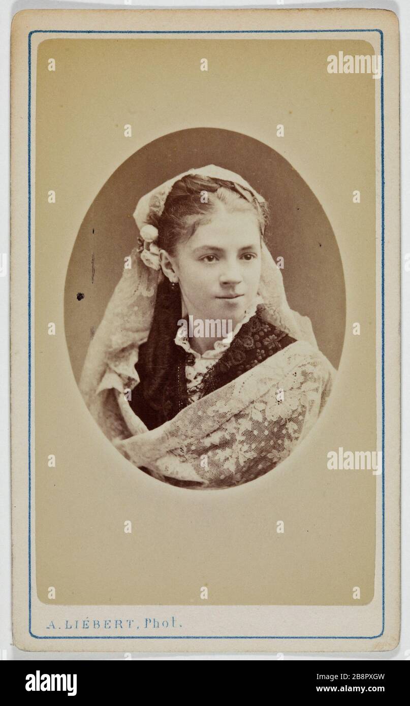 Portrait d'Adler, Marie (Opéra) Alphonse Liébert. Portrait de Marie ...