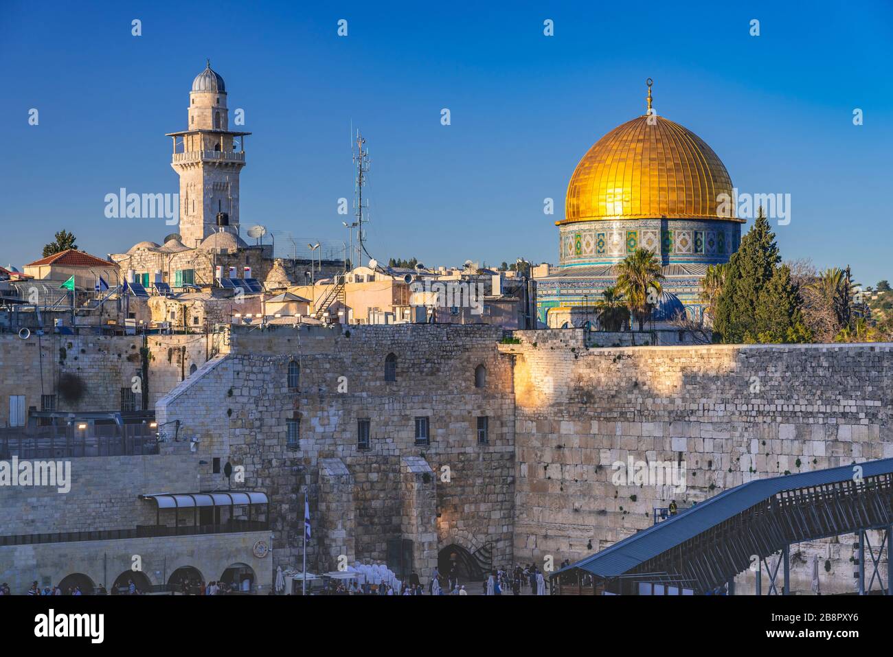 Western Wall Dome Rock Jerusalem Banque d'image et photos - Alamy