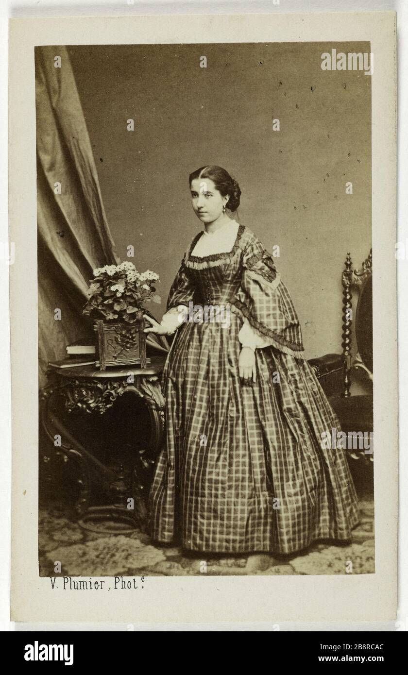 Portrait de Lafontaine Victoria (née Valous), (1841-1918), (actrice ...