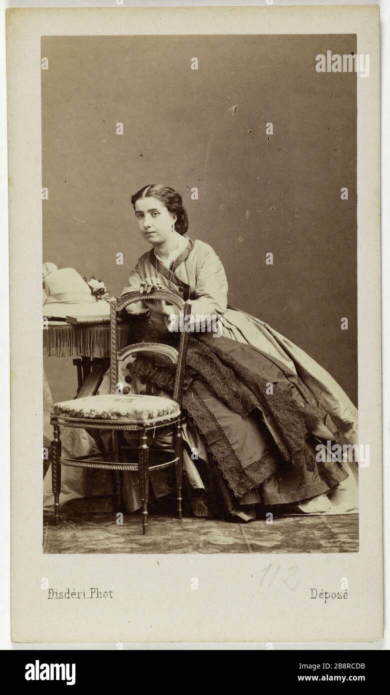Portrait de Lafontaine Victoria (née Valous), (1841-1918), (actrice ...