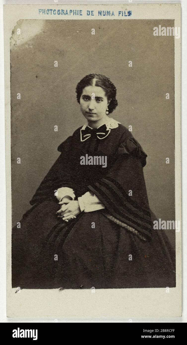 Portrait de Lafontaine Victoria (née Valous), (1841-1918), (actrice ...