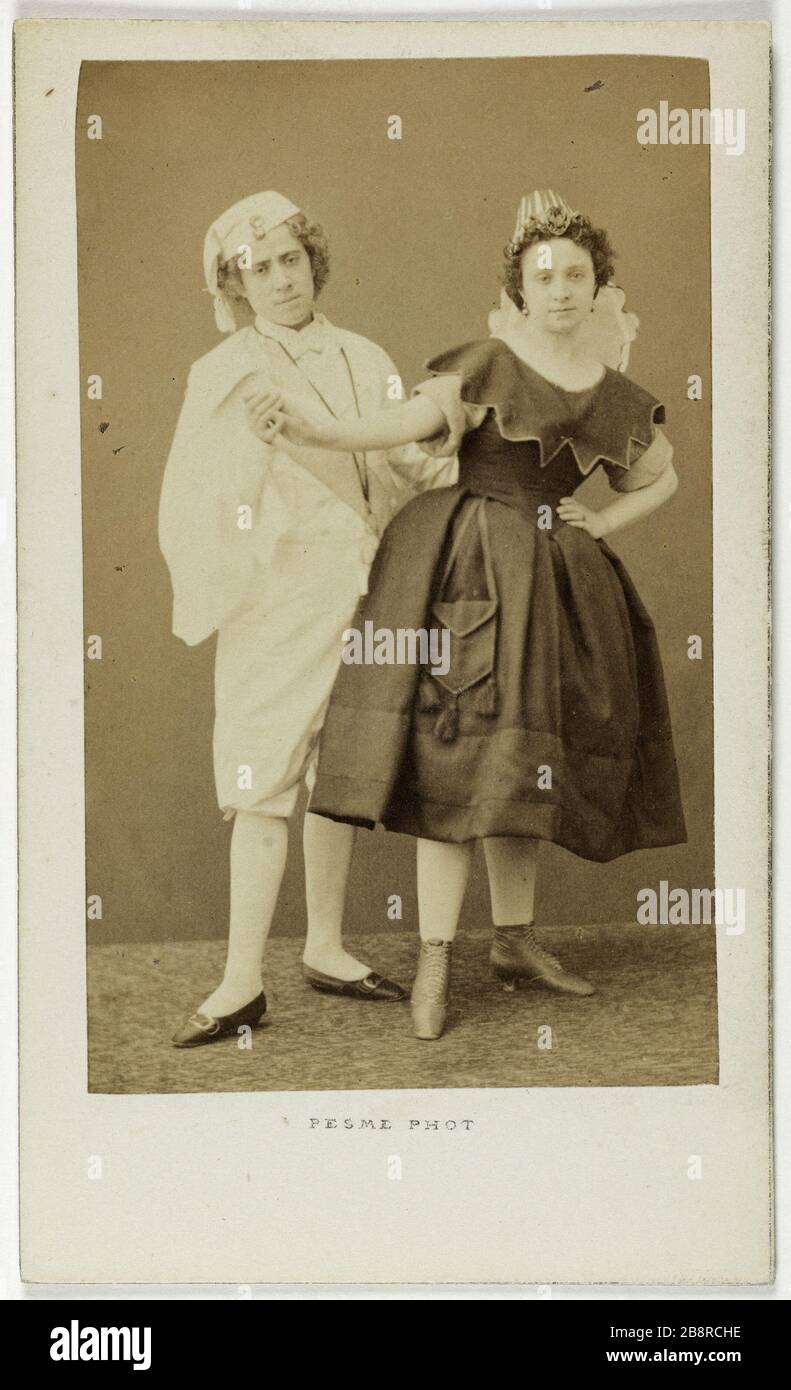 Portrait de Lager et Alice Mayer (acteurs) Portrait de Lager Alice et ...