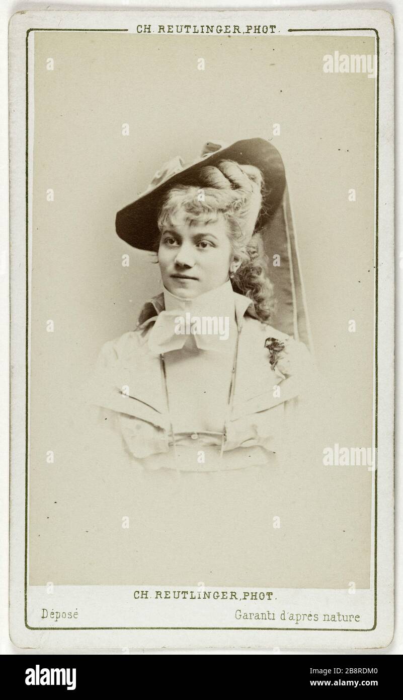 Portrait de Leah (actrice) Portrait de Léa, actrice. Avant 1874-1874 ...