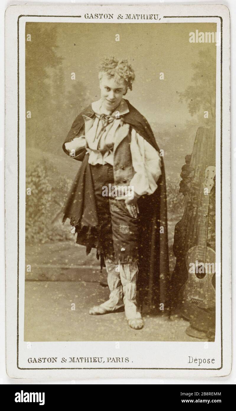 Portrait de l'actrice Martha. Gaston, Mathieu et Cie. Portrait de ...