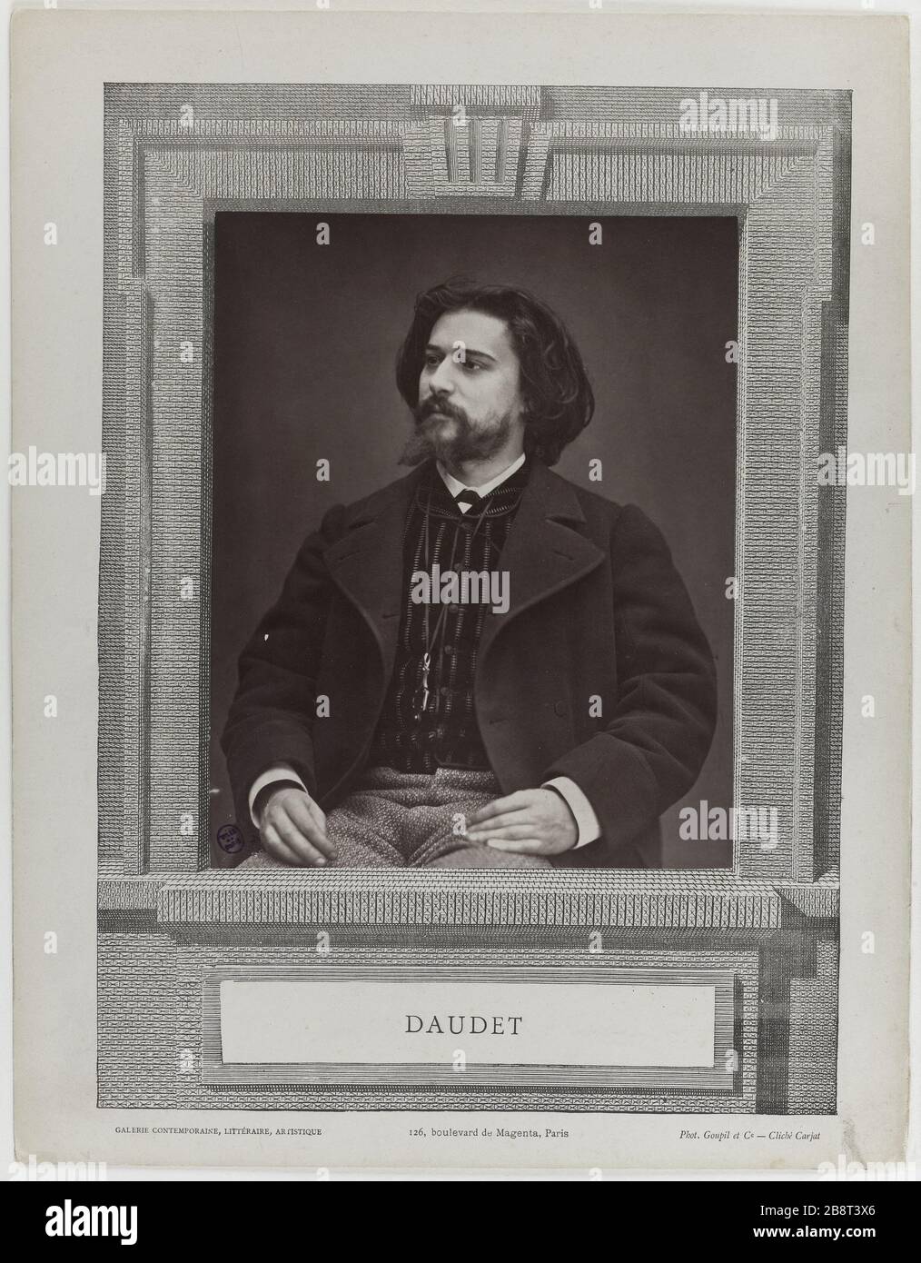 Alphonse daudet 1840 1897 Banque de photographies et d’images à haute ...