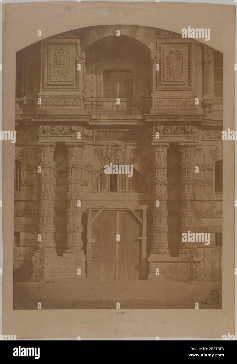 Bibliothèque impériale du Louvre, premier arrondissement, Paris ...