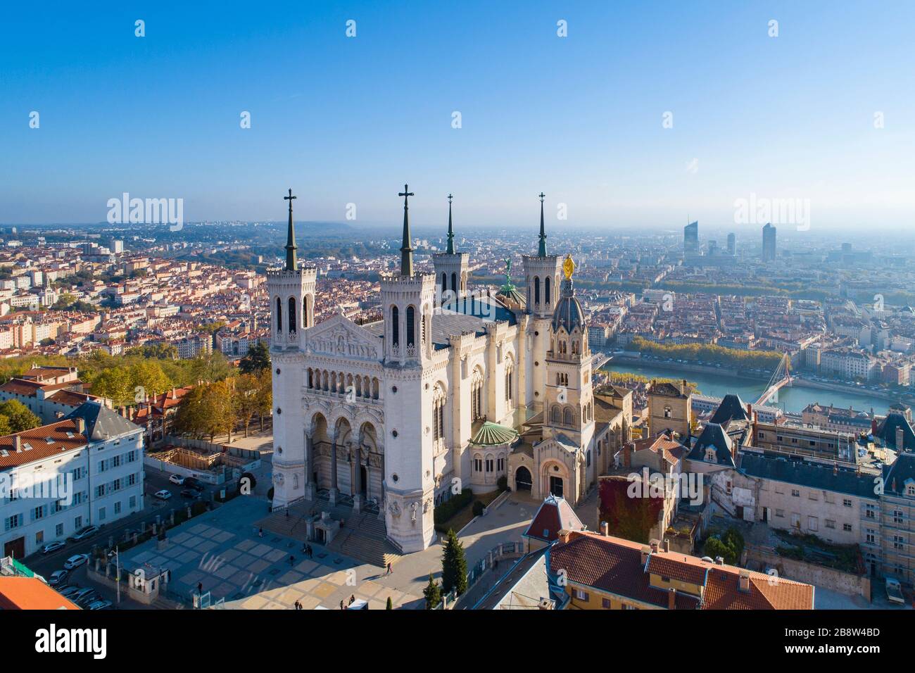 Skyline and view of lyon city Banque de photographies et d’images à ...