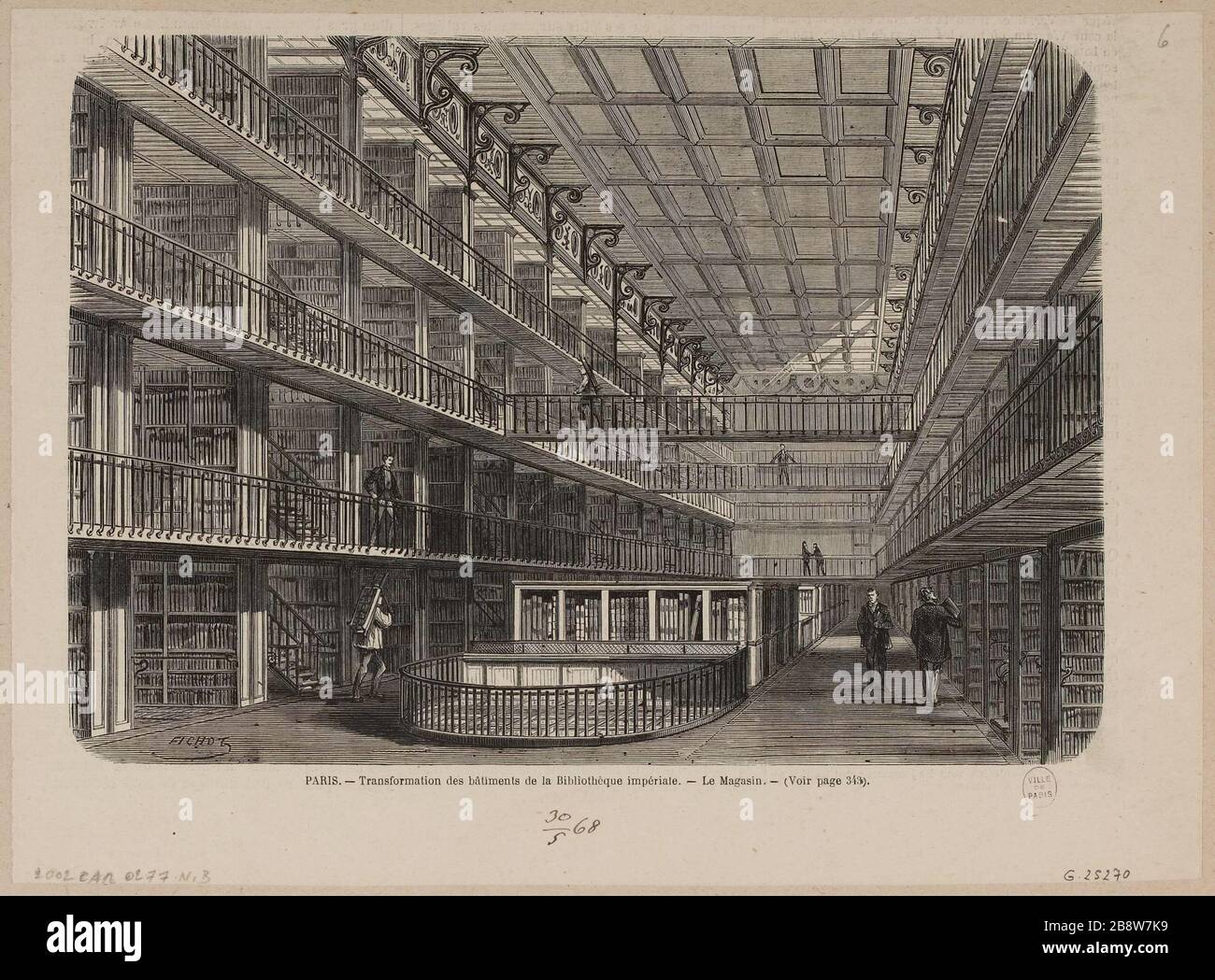 Bibliotheque imperiale paris Banque d'image et photos - Alamy