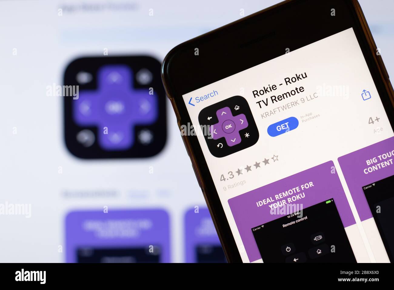 Logo de l'application roku Banque de photographies et d’images à haute ...