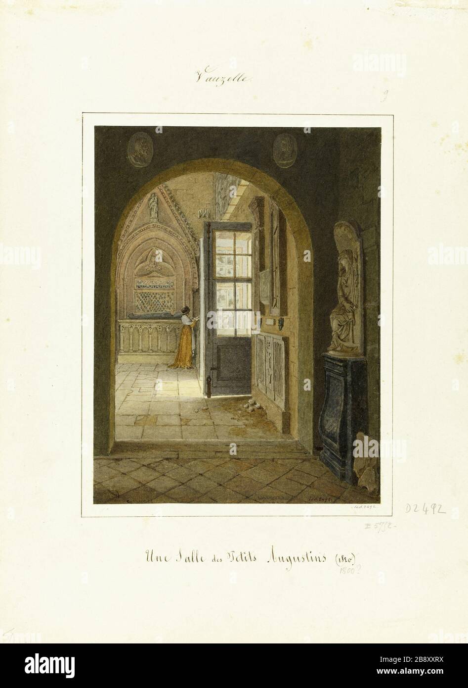 Salle d'introduction du Musée des monuments français tombe de la ...