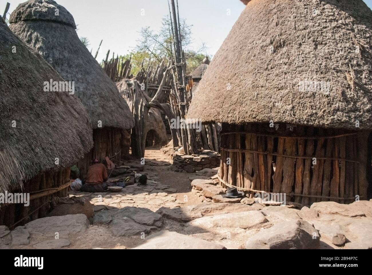 Village konso Banque de photographies et d’images à haute résolution ...