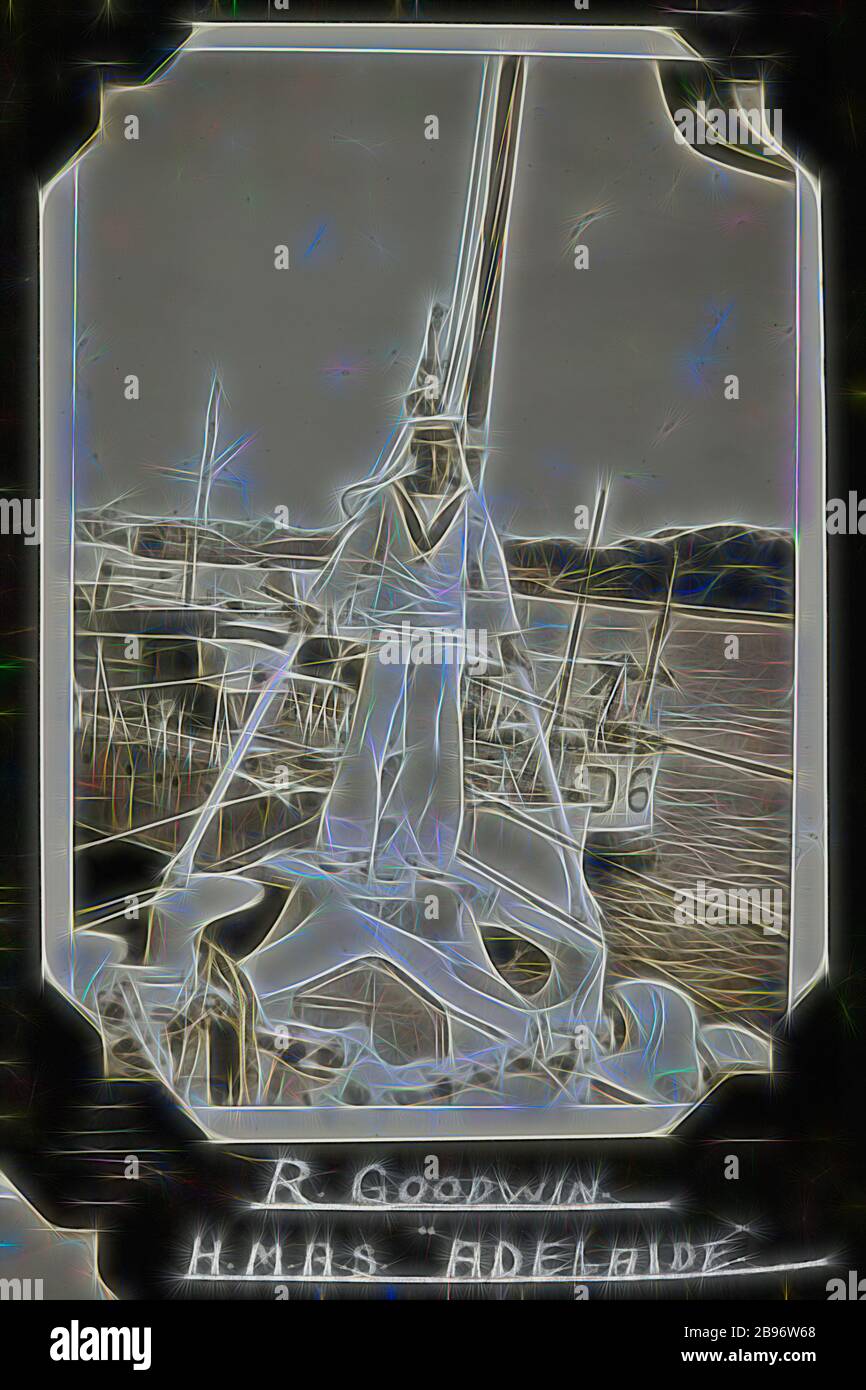 Photo - 'R. Goodwin à bord du HMAS Adelaide', 1937-1939, photo noir et ...