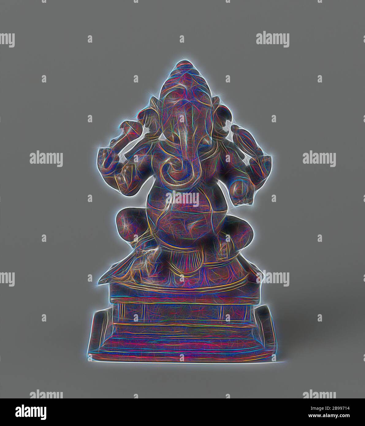 Dieu hindou ganesha est assis Banque de photographies et d’images à ...