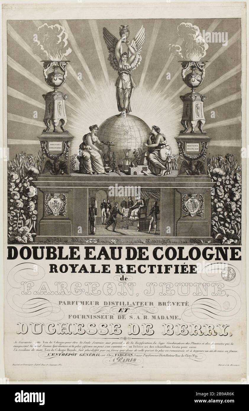 EAU DOUBLE COLOGNE ROYALE CORRIGÉE POUR LES JEUNES FARGEON A. SPOL ...
