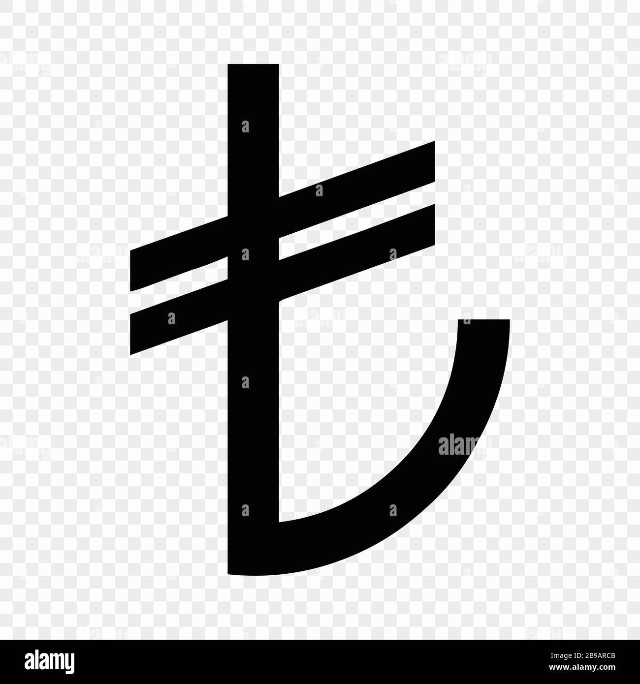 Signe de lire turque . Symbole de devise Image Vectorielle Stock - Alamy